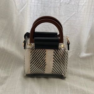 Bags | Mini Clear Pvc Bag | Poshmark